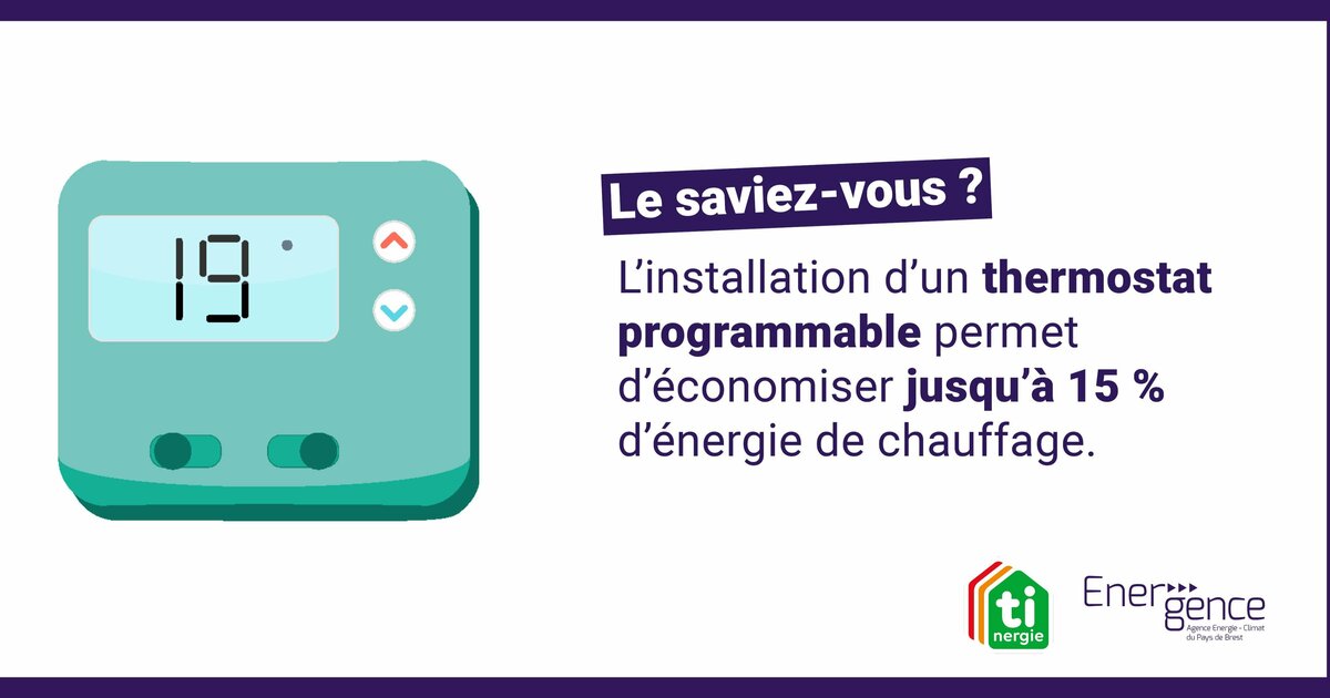 Pourquoi passer au thermostat programmable ? - Ener'gence